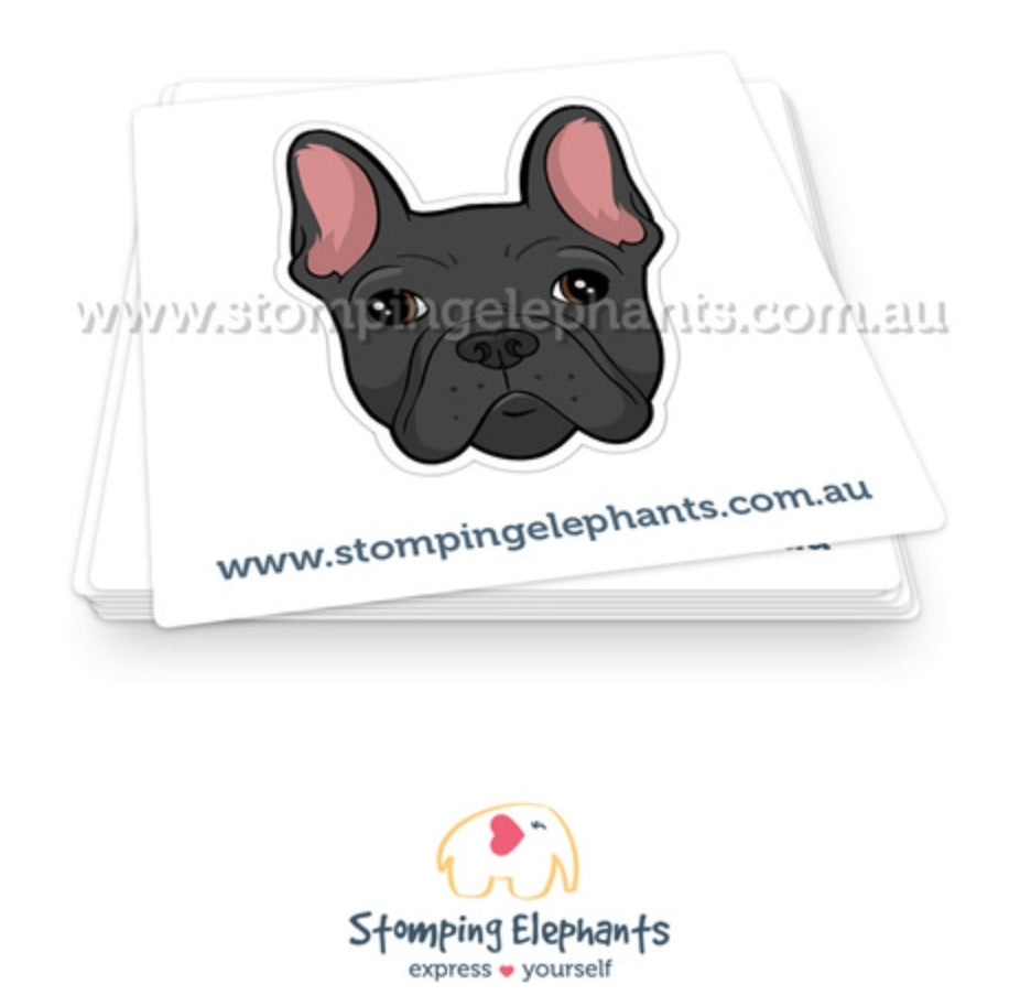 Frenchie (Black) Sticker – Trendy Furbabies